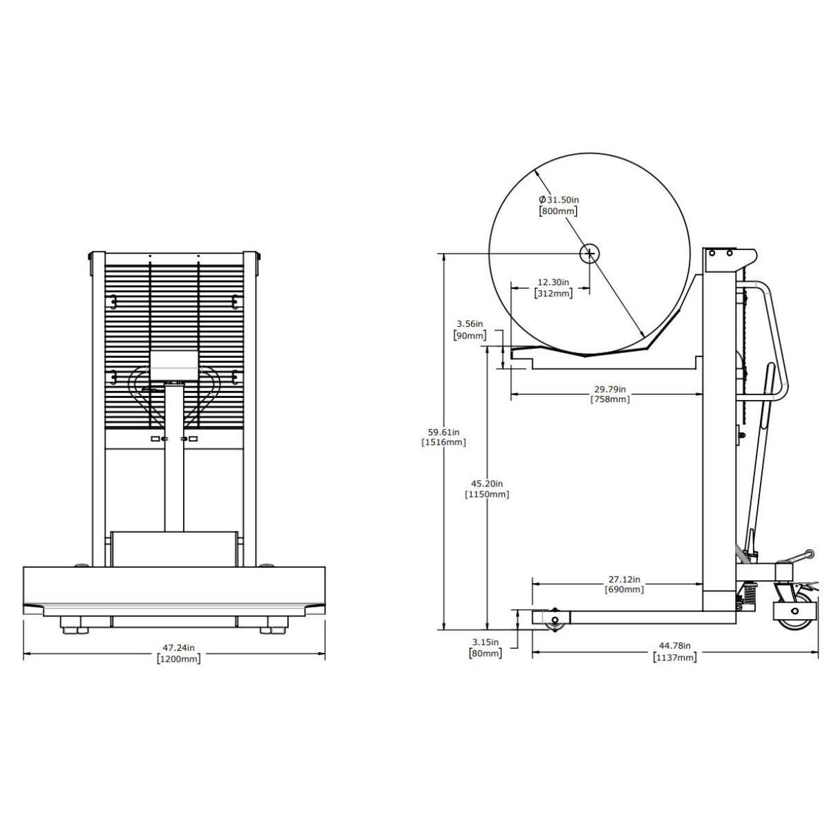Foster 61546 On-A-Roll Lifter Low Profile Grande Max | FosterLifts.com