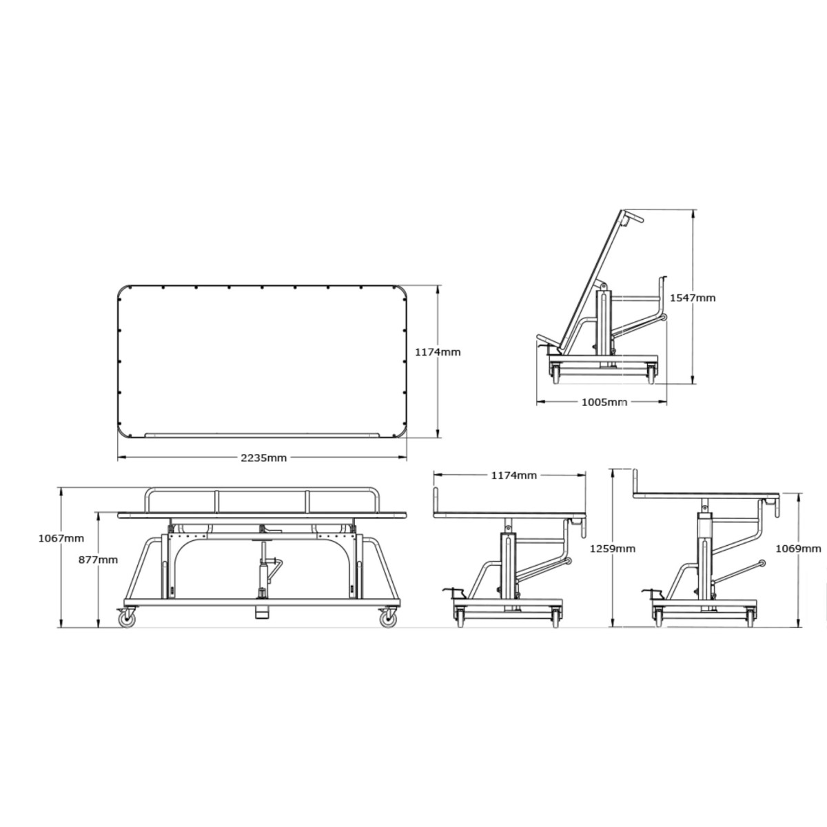 Foster 61613 All-A-Board Lifter with fold down side | FosterLifts.com